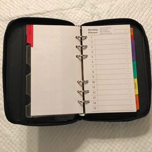 Accessories | Beautiful Leather Daytimer | Poshmark